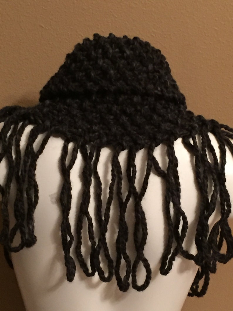 The Seedling Knit Fringe Cowl - PDF Pattern - Instant Download - Etsy