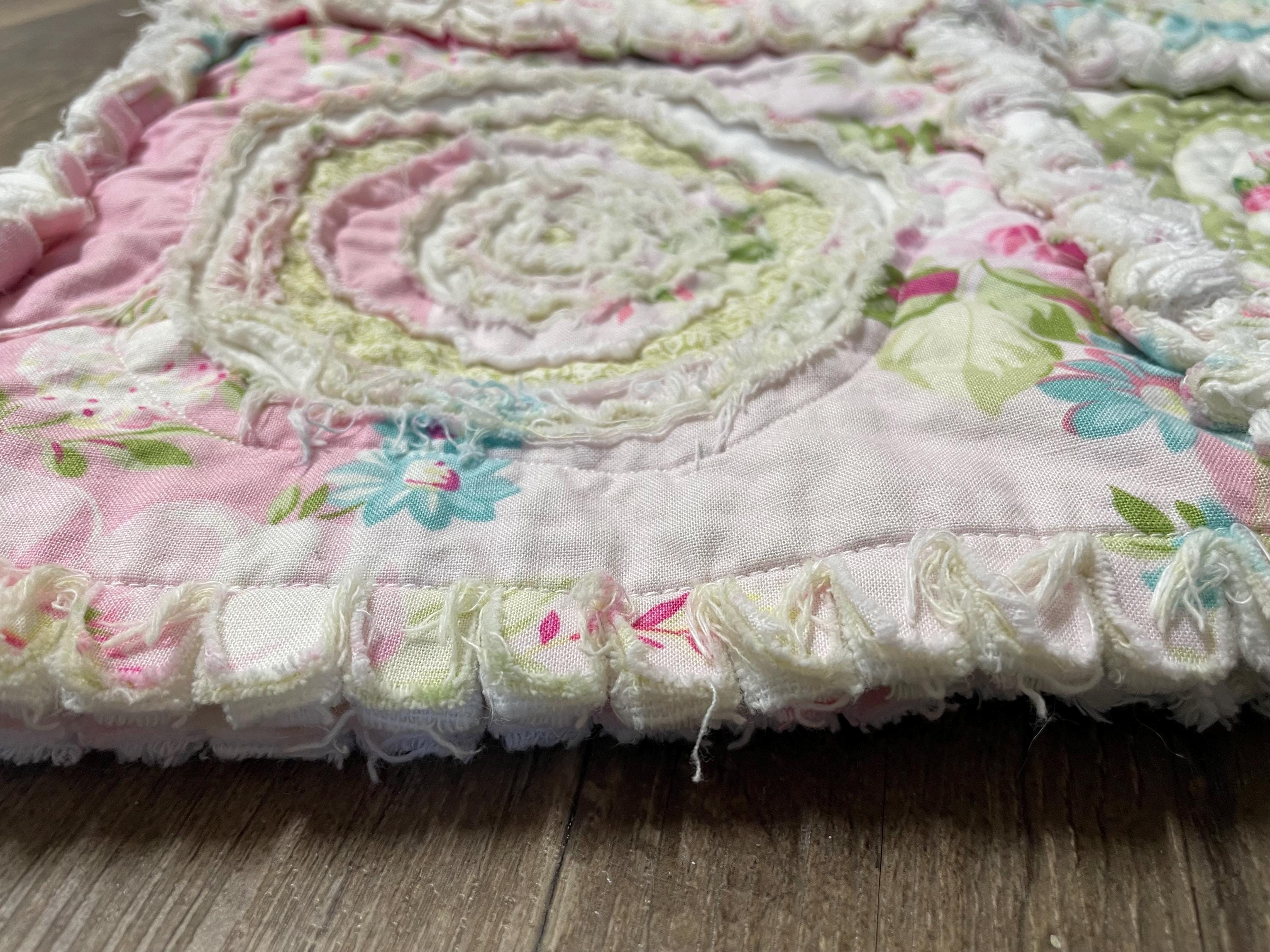Shabby Rag Rosey Quilt Pattern PDF – Easy Rag Quilt Tutorial, Beginner ...