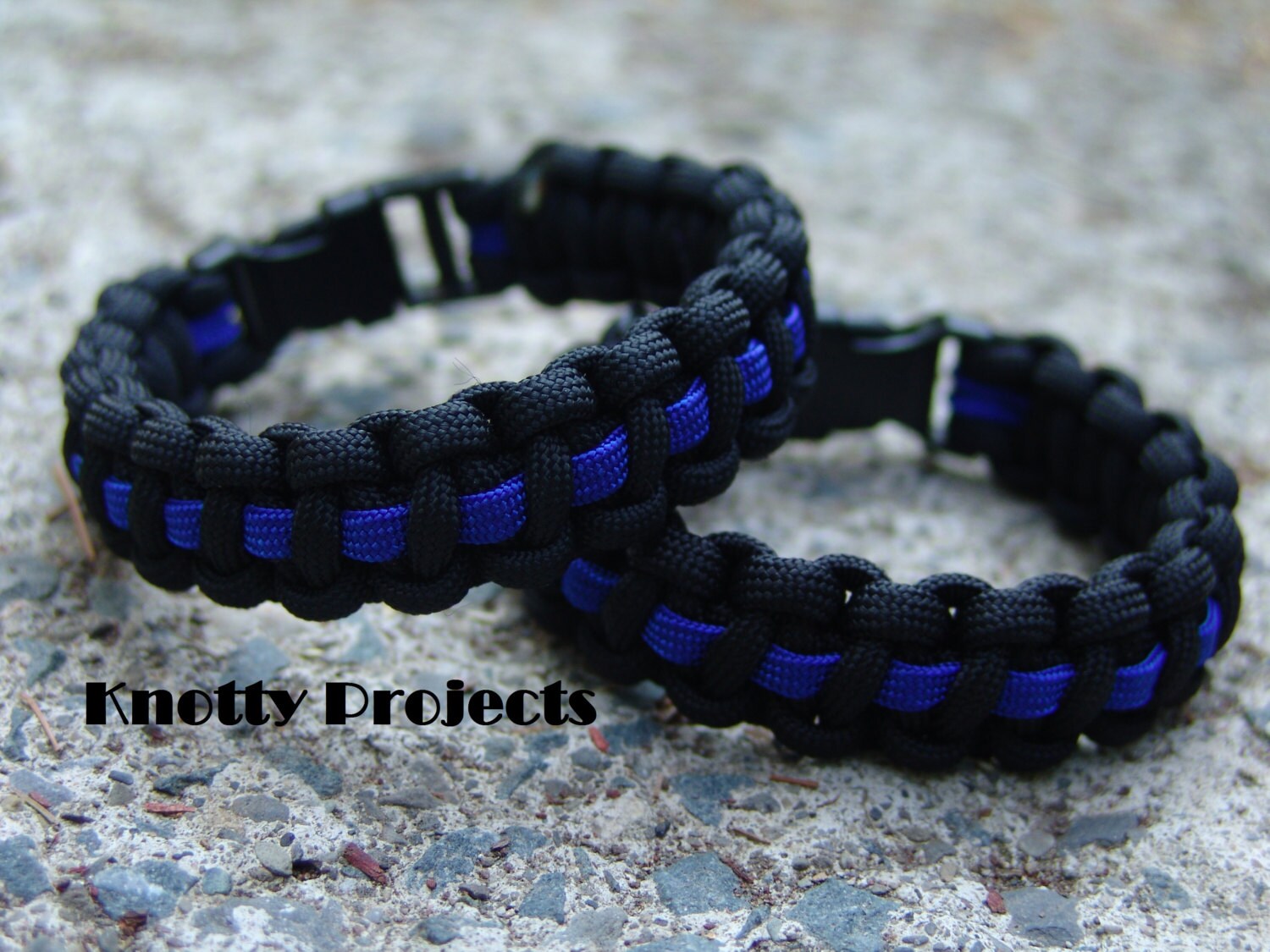 Blue Line Bracelets Paracord Bracelets Blue Lives Matter - Etsy