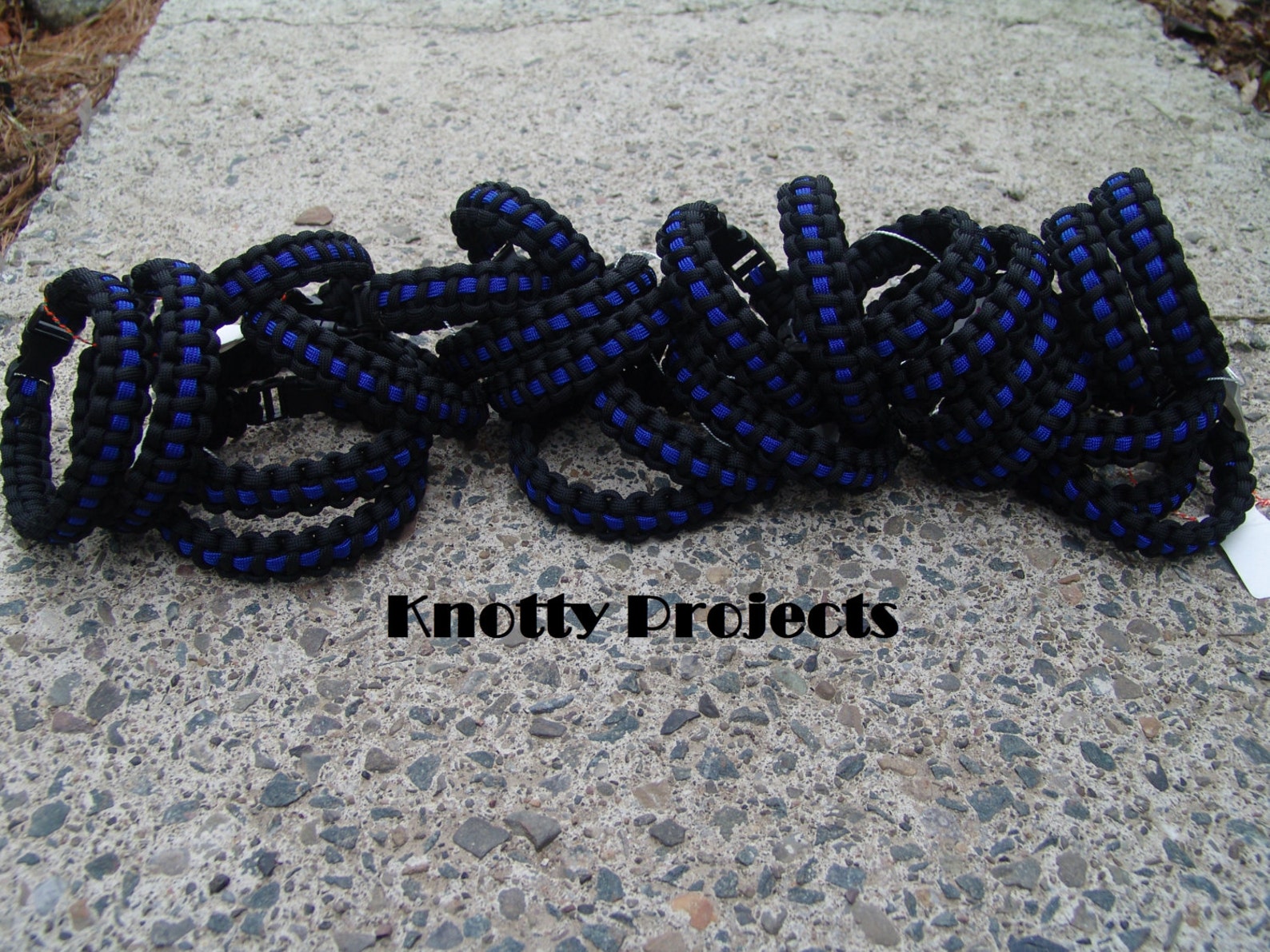 Blue Line Bracelets Paracord Bracelets Blue Lives Matter - Etsy