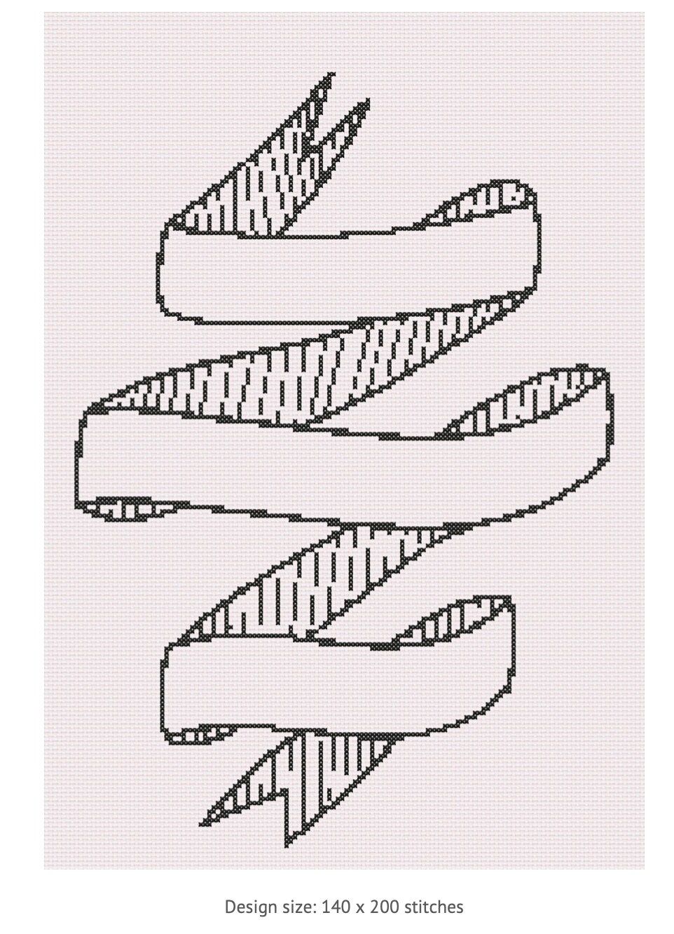 Blank Banner Cross-stitch PATTERN ONLY Beginner Project - Etsy
