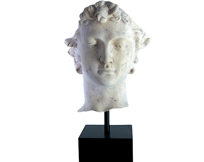 Statue or Bust of David on Pedestal Faux Marble Stone Fnsh - Etsy