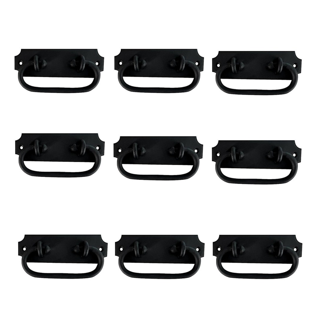 Wrought Iron Bail Pulls or Trunk Handles Set of 9pcs 5.25 - Etsy