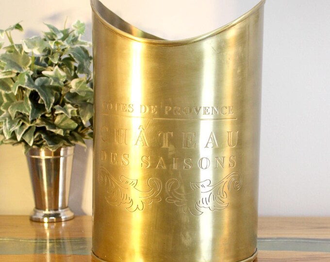 French Cotes De Provence Chateau Wine Ice Bucket Wood Kindling - Etsy