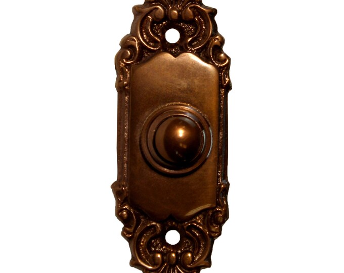Bronze Door Bell Electric Push Call Button Vintage Style - Etsy