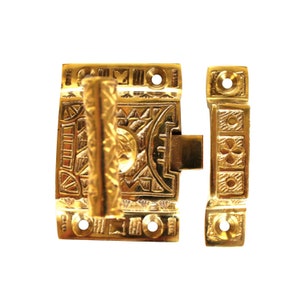 Square Surface Latch With T Shaped Handle Victorian Spring Catch in ...