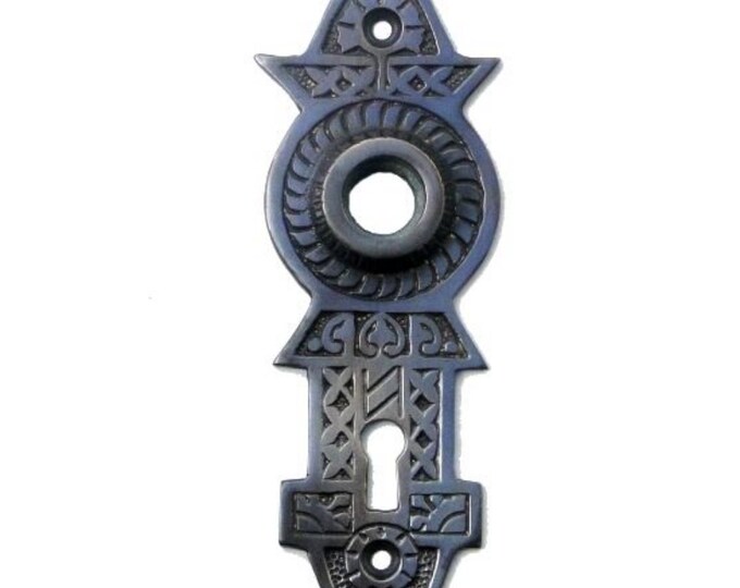 Victorian Door Back Plate Eastlake Hardware Restoration With - Etsy