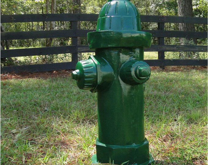 Full Sized Replica Fire Hydrant Dated 1904 in Green - Etsy