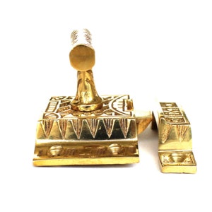 Square Surface Latch With T Shaped Handle Victorian Spring Catch in ...