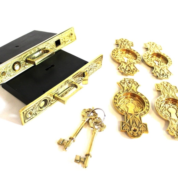 Door Lock Set - Etsy