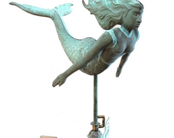 Mermaid Weather Vane - Etsy