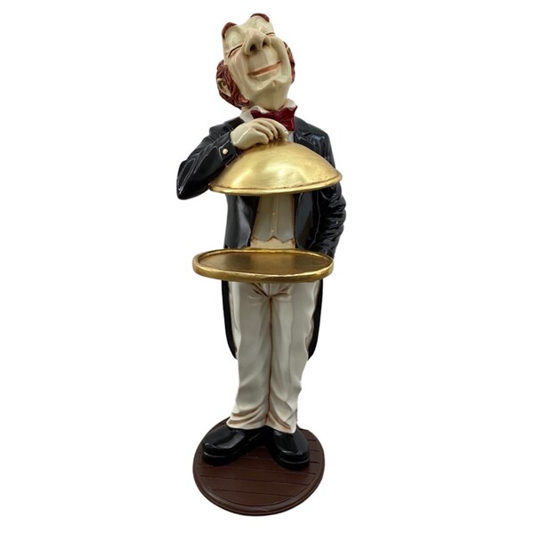 Butler Statue With Tray - Etsy