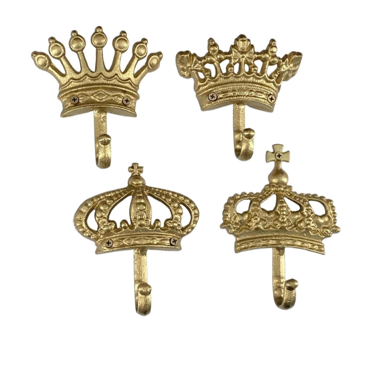 Gold Metal Crown Decor