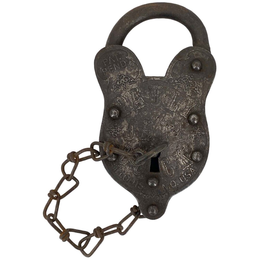 Pauly Jail Cell Old Large Padlock - Etsy