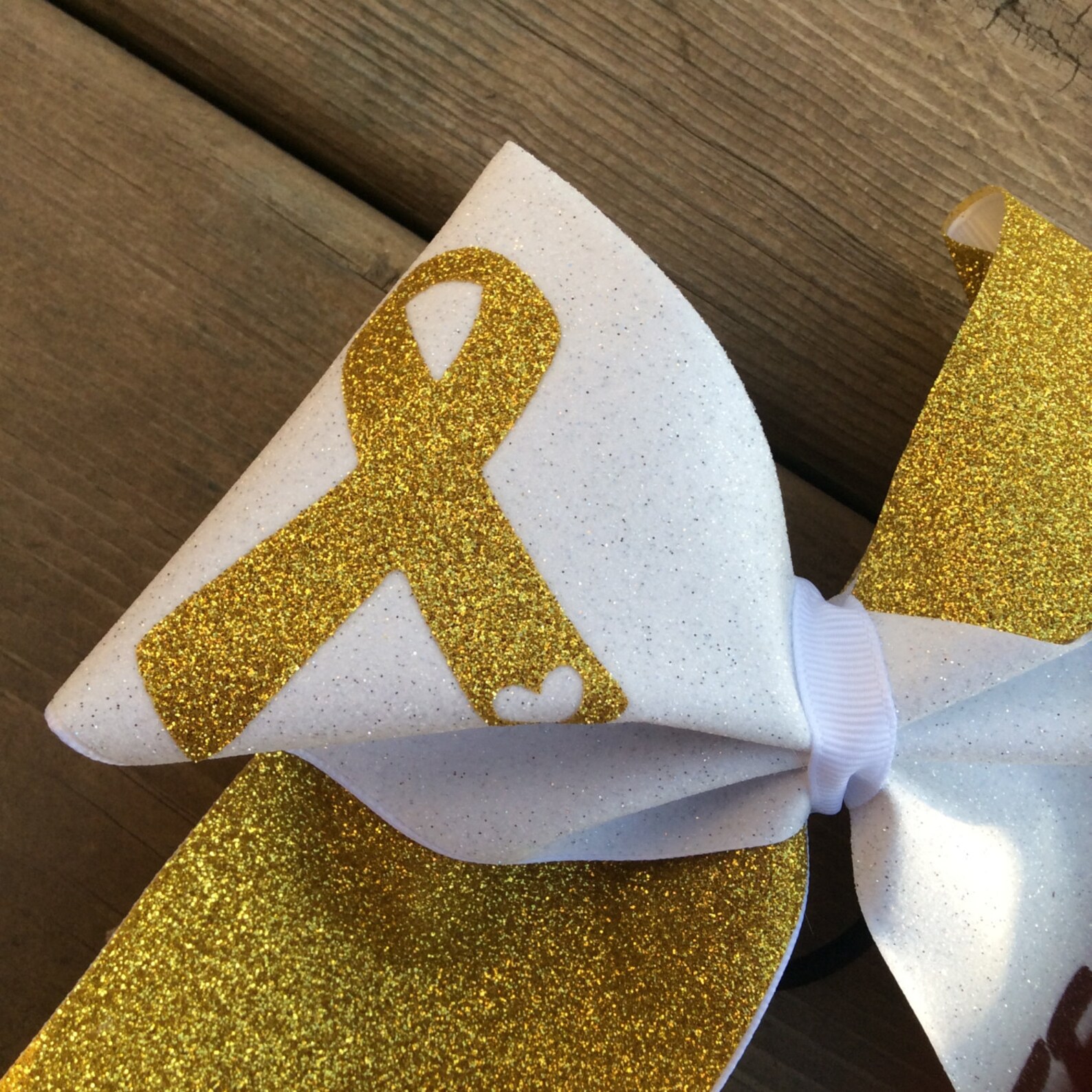 Childhood Cancer Awareness Bow With NAME 2 Color | Etsy