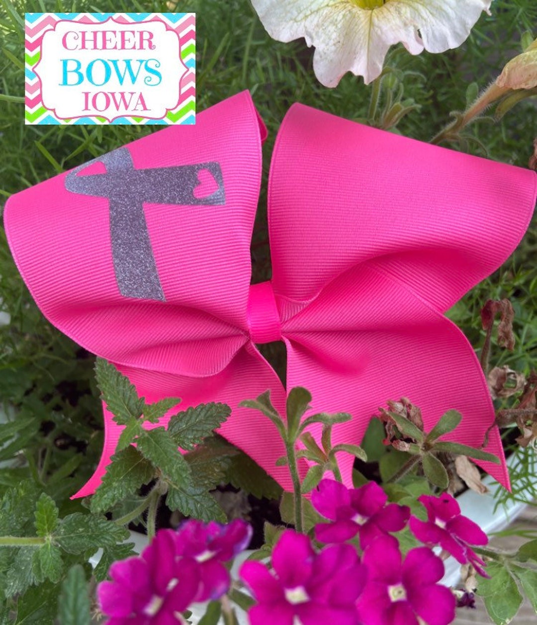 Breast Cancer Awareness Bows Ribbon GLITTER - Etsy