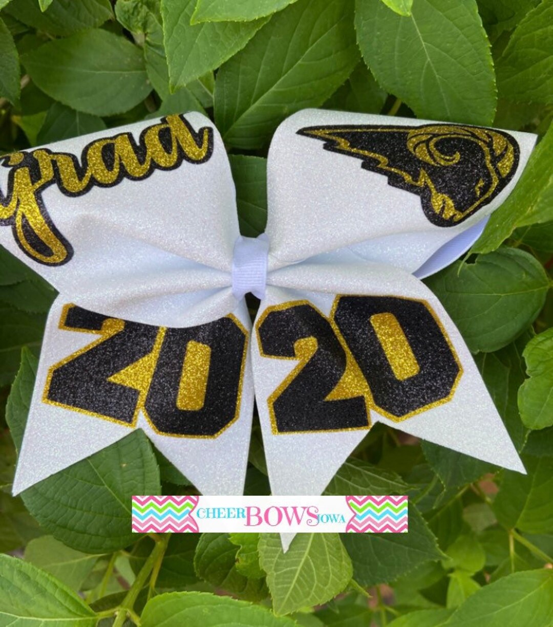 Deluxe Graduation Senior Year Bow School Initials and Grad - Etsy