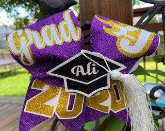 Graduation Cap Bow - Etsy