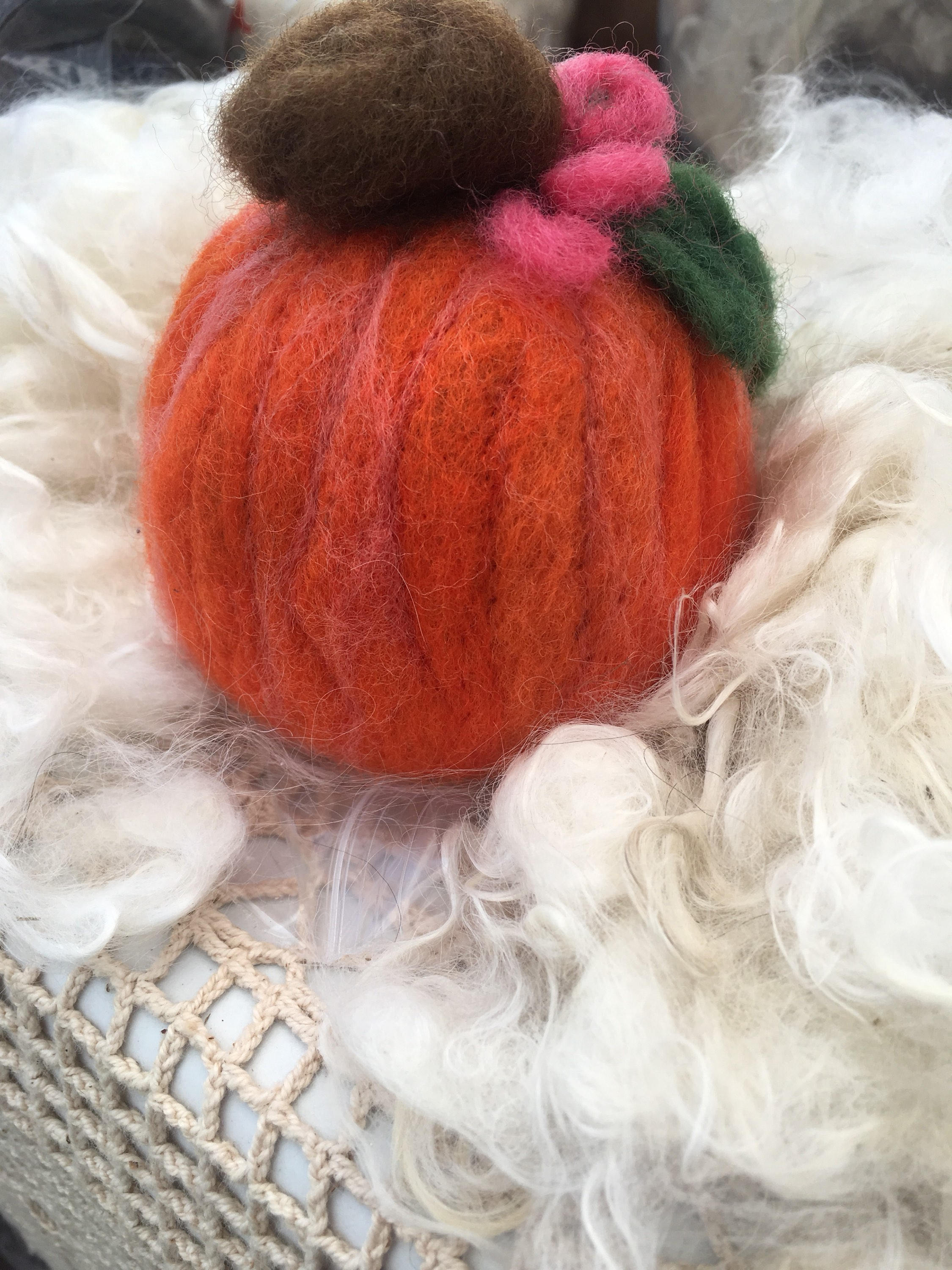 Felted Pumpkin/halloween Decor/fall Decor/halloween Pumpkin ...