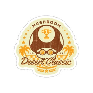 Toad Kiss-cut STICKER / Mario / Transparent or White - Etsy