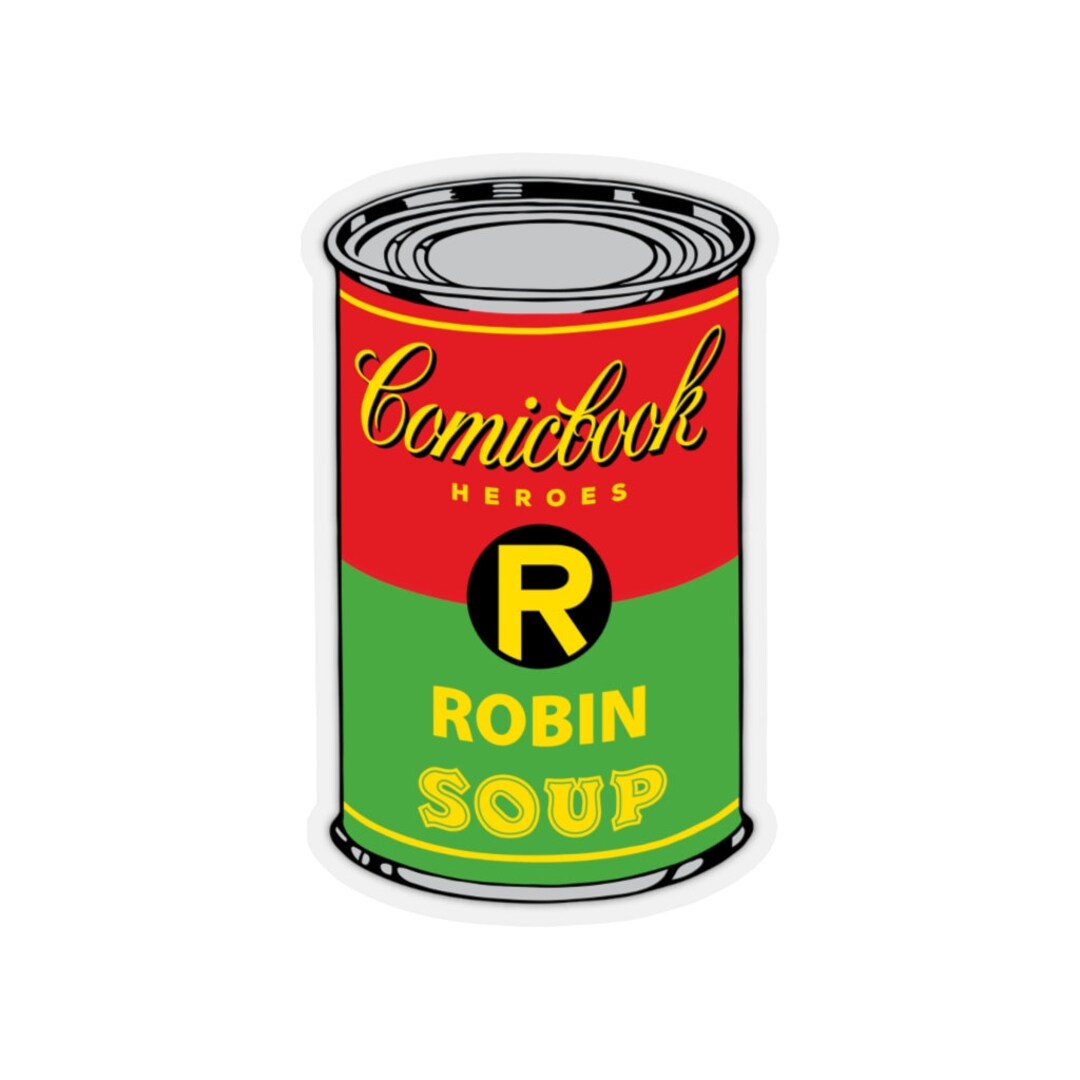 Robin Soup Kiss-cut STICKER / Transparent or White - Etsy