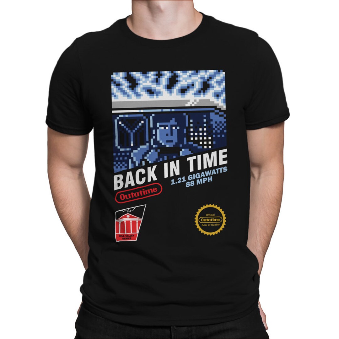Back in Time T-SHIRT / BTTF / Retro Gaming / Nintendo / Unisex - Etsy
