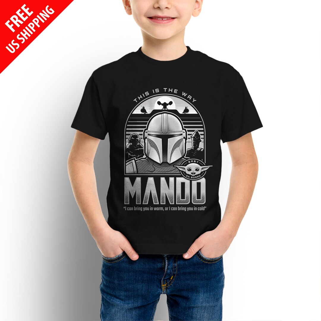 Mando KIDS T-SHIRT / Scifi / Baby Snapsuit - Etsy