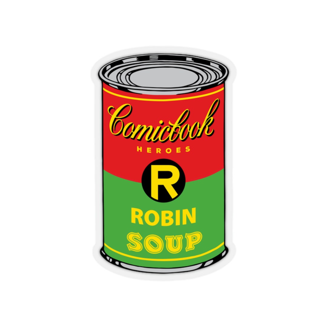 Robin Soup Kiss-cut STICKER / Transparent or White - Etsy
