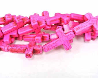 Hot pink cross | Etsy