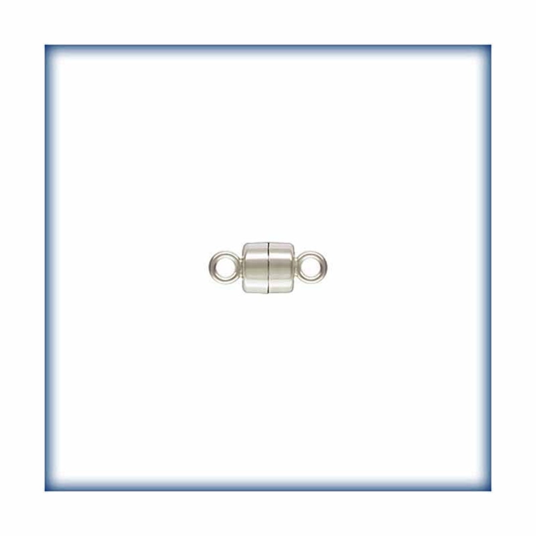 Sterling Silver Magnetic Clasp, Magnetic Clasp, 12 PCS, 4mm Magnetic ...