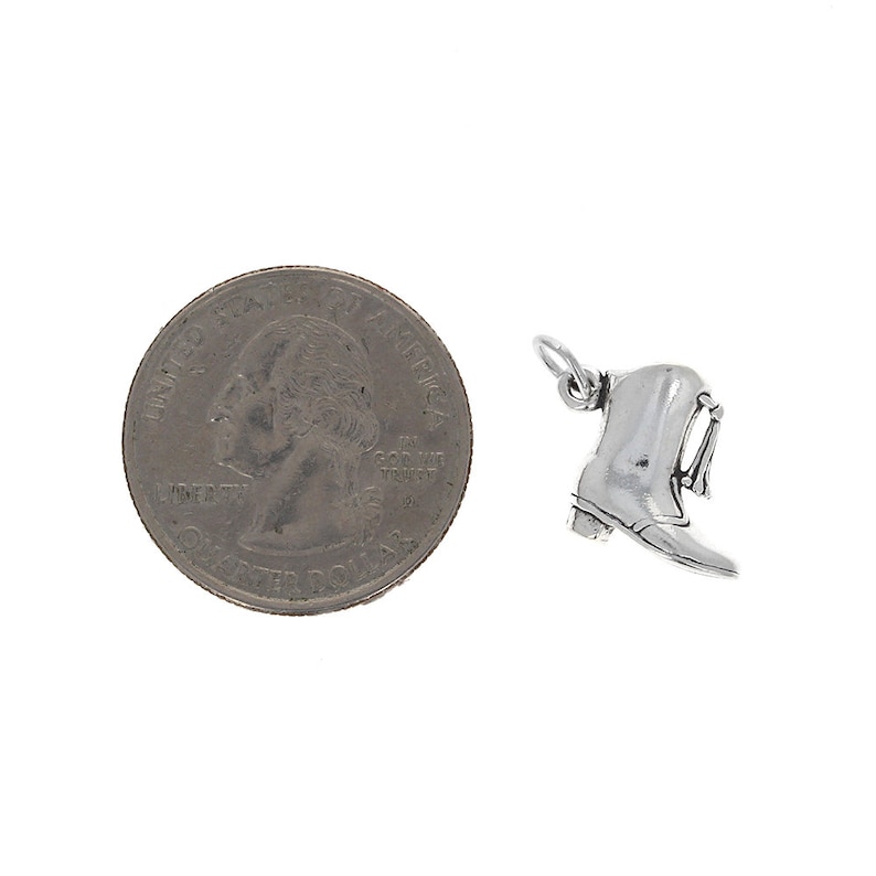 Sterling Silver Charm Majorette Boot Charm Genuine .925 - Etsy