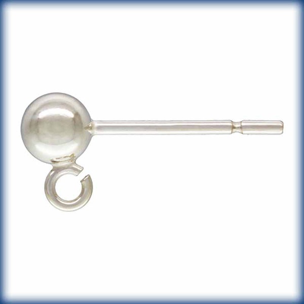 Ball Post Earrings - Etsy