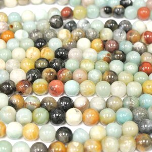 Amazonite Beads, 8mm Round Amazonite, Natural Amazonite Stones ...