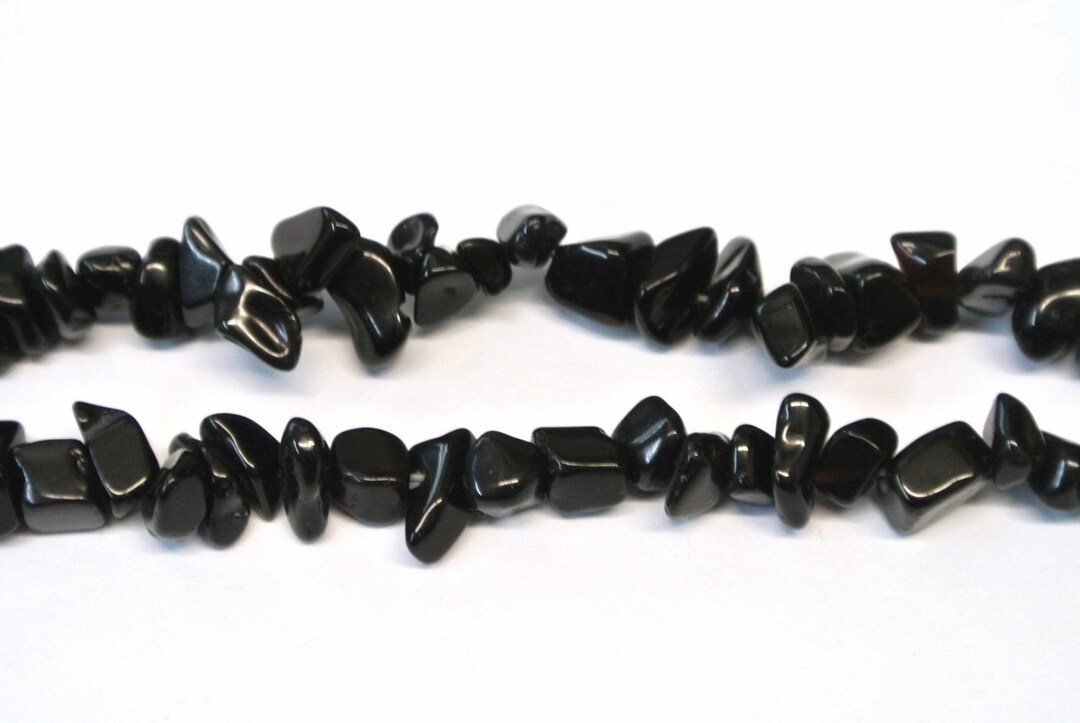 Onyx Beads - Onyx Chip Beads for Making Onyx Jewelry - Onyx Chips 6-7mm ...