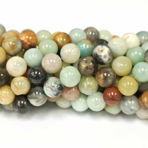 Amazonite Beads, 8mm Round Amazonite, Natural Amazonite Stones ...