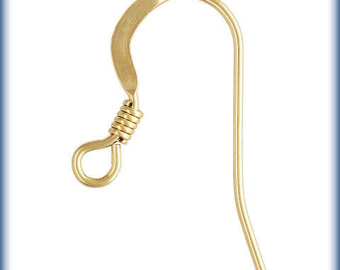 50 Pairs Gold Filled Earwires, Gold Ear Wires, Earring Finding, Gold ...