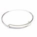 Sterling Silver Adjustable Bangle Bracelet ,SMALL SIZE ,sterling Silver ...