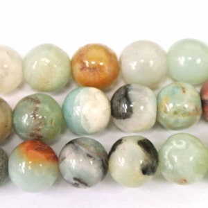 Amazonite Beads, 8mm Round Amazonite, Natural Amazonite Stones ...