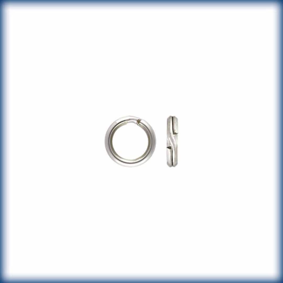 Sterling Silver Split Ring, 5mm Split Ring, 10 PCS, 925 Split Rings ...