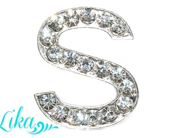 Rhinestone letters | Etsy