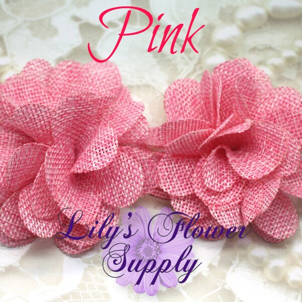 Burlap and Pink - Etsy