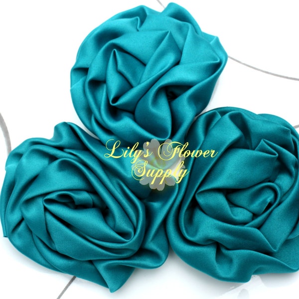 Satin Rosettes - Etsy