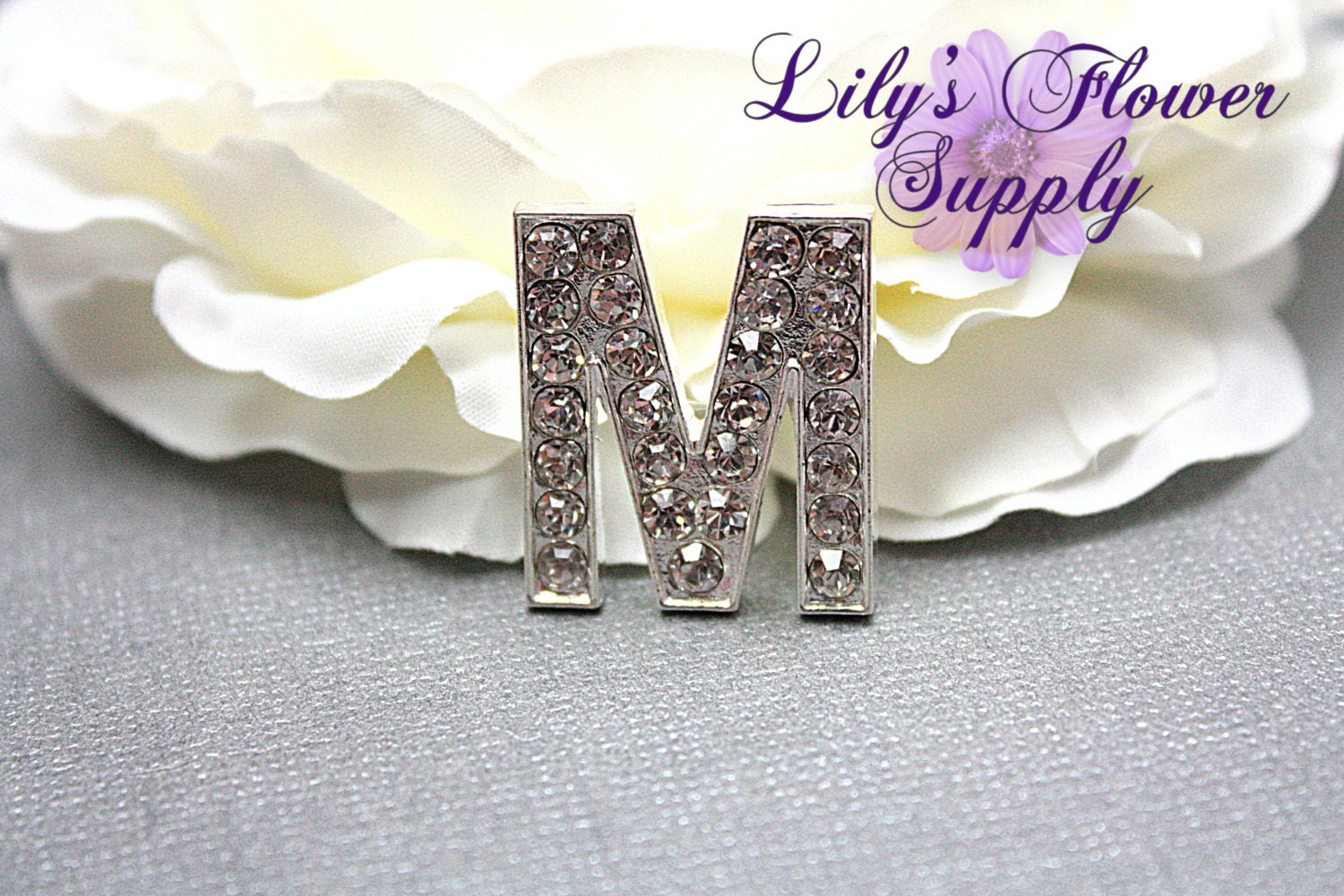 Letter M Rhinestone Choose Quantity Rhinestone Letters - Etsy