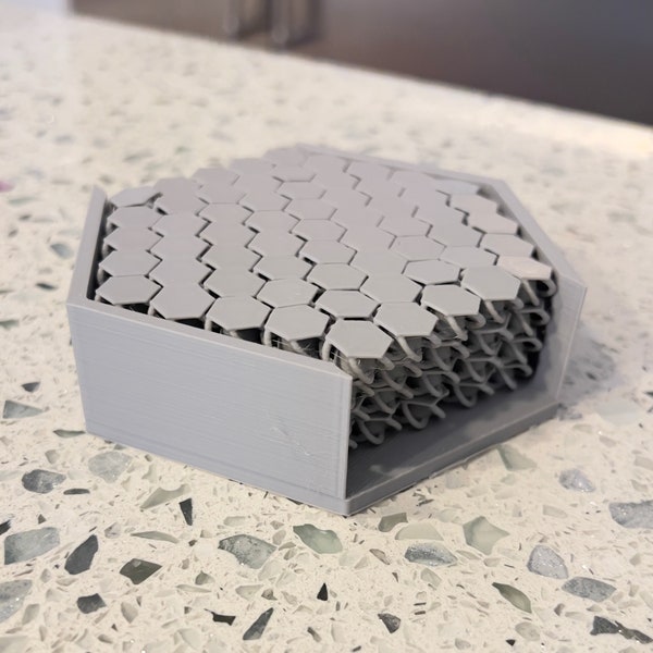 3d Printed Geometric Coaster - Etsy