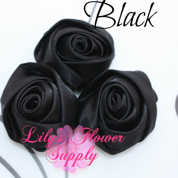 Black Rosettes - Etsy