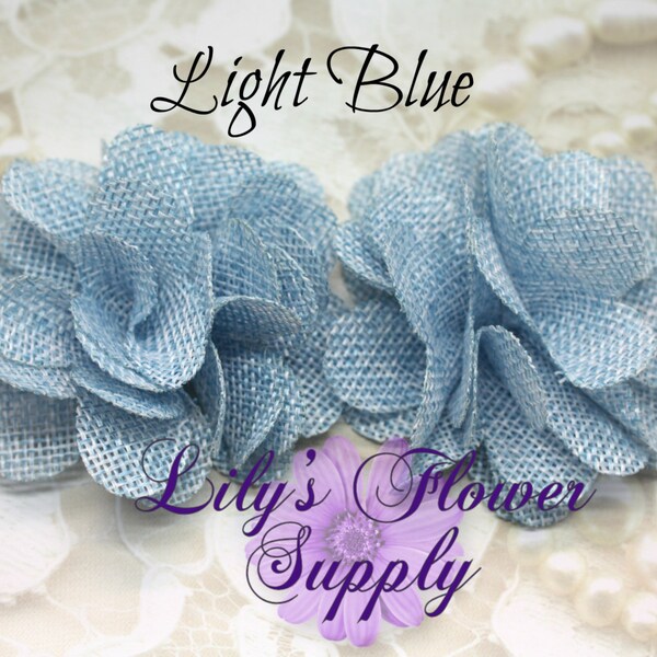 Burlap Flowers - Etsy