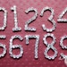 Number Rhinestones - Rhinestone Numbers - Flatback Rhinestone ...