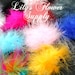 Marabou Feather Puffs - Set of 10 - You Choose Colors - Feather Puff ...