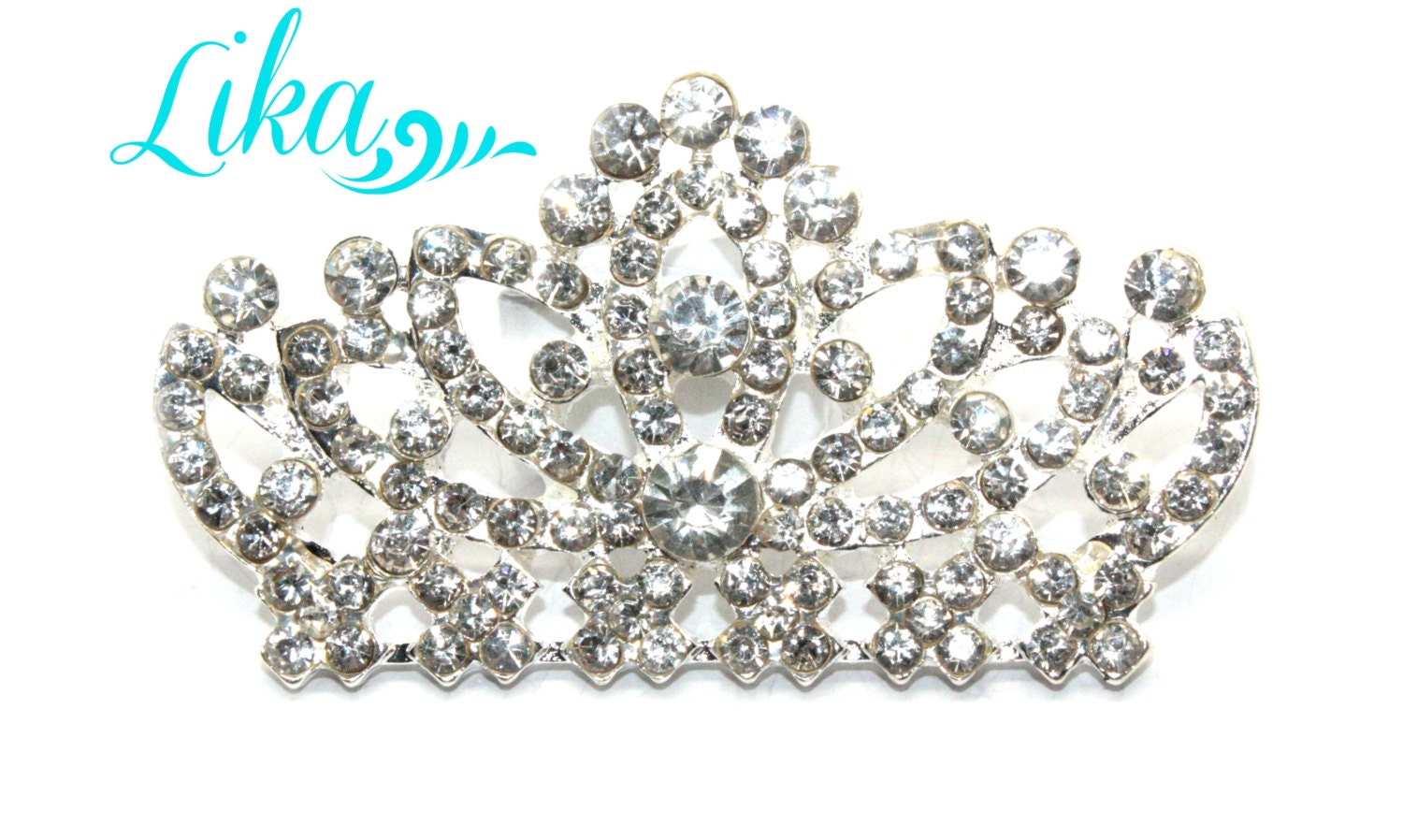Rhinestone Crown Large Crown Rhinestone Flatback | Etsy