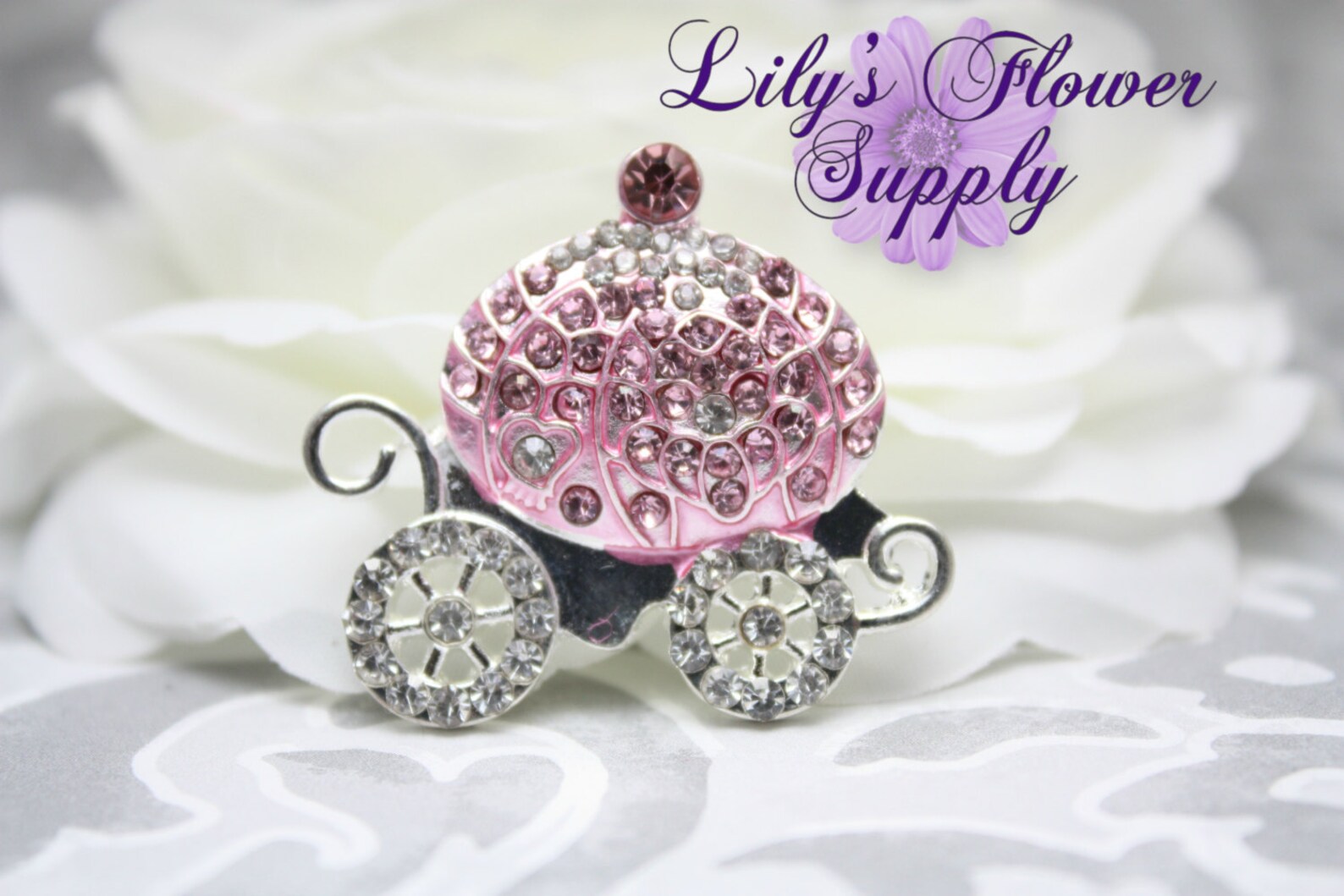 Rhinestone Button Princess Carriage Rhinestone Flatback | Etsy